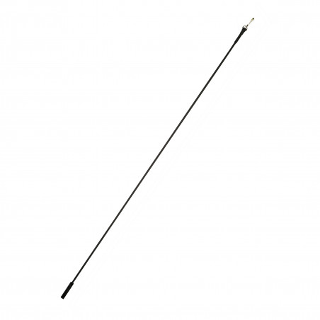 Metal curtain draw rod Black (1pc.)