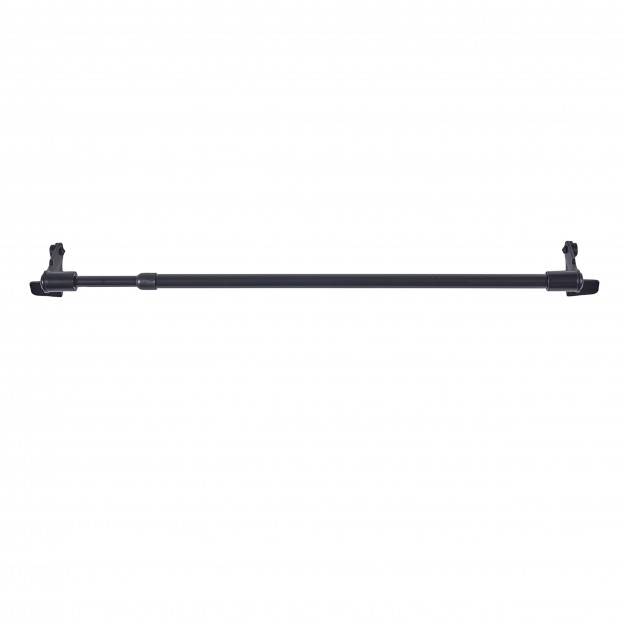 Spring pressure cafe-rod, End cap Model, Black 50-80cm
